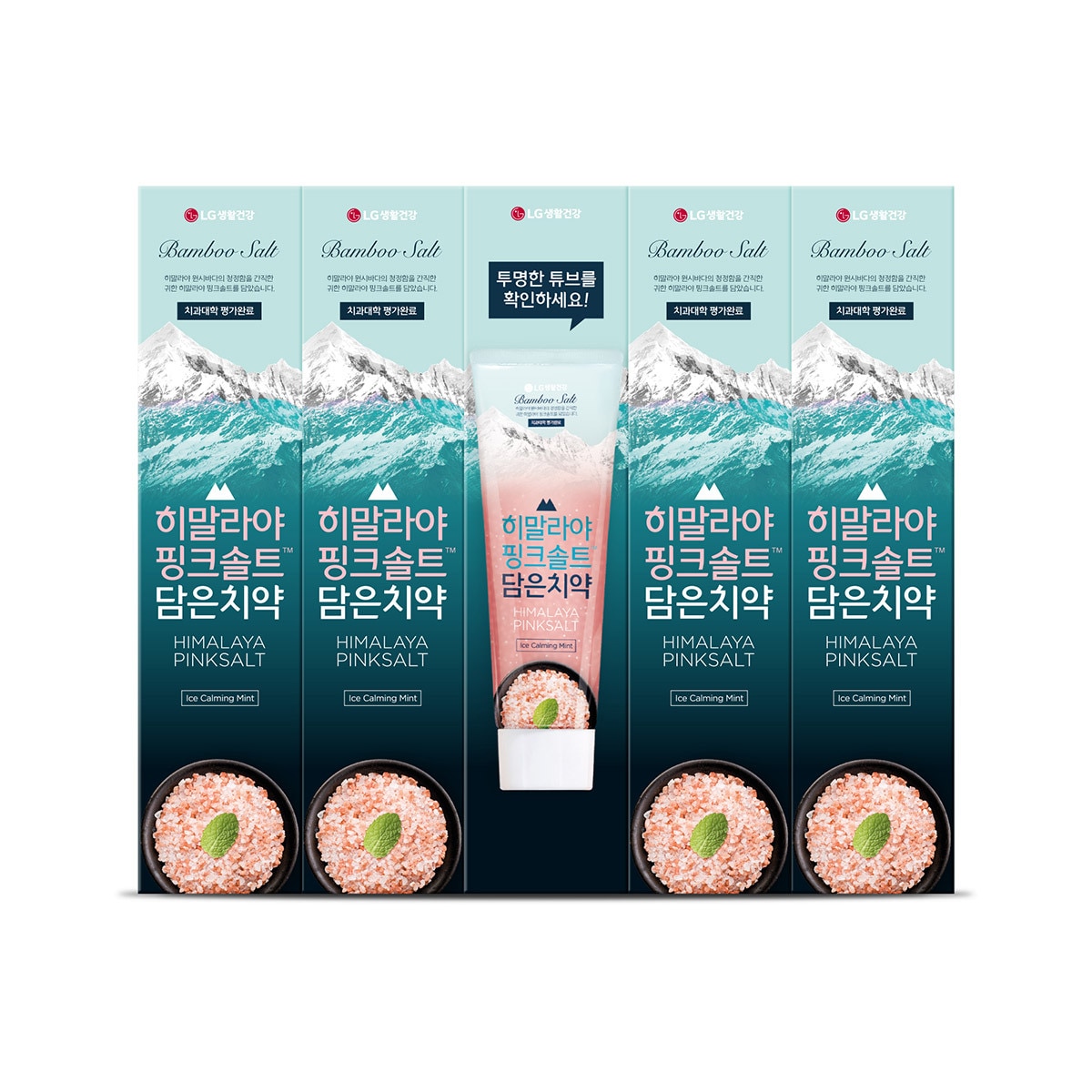 히말라야 핑크솔트 치약 160g x 5 | 코스트코 코리아
