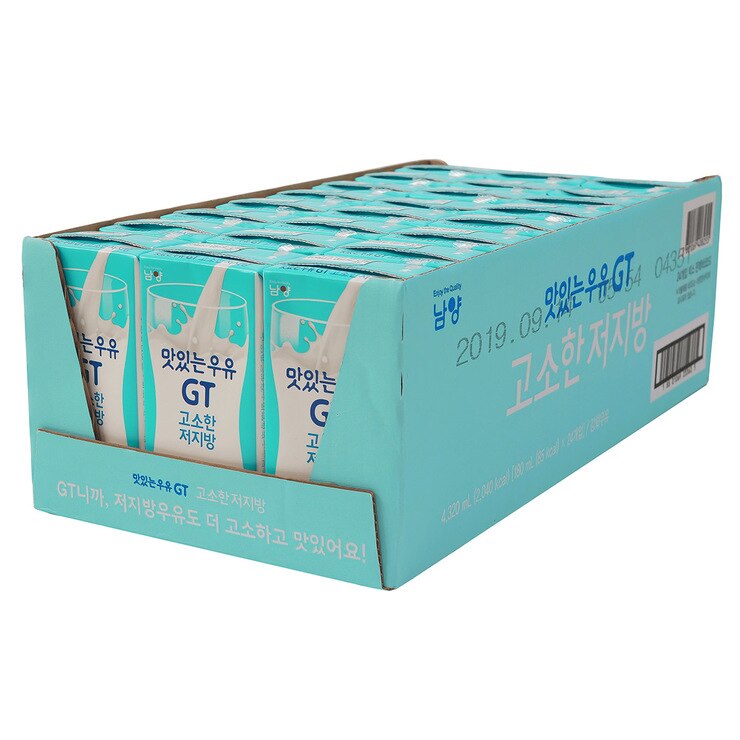 맛있는 우유 GT 저지방 우유180ml x 48개 | 코스트코 코리아