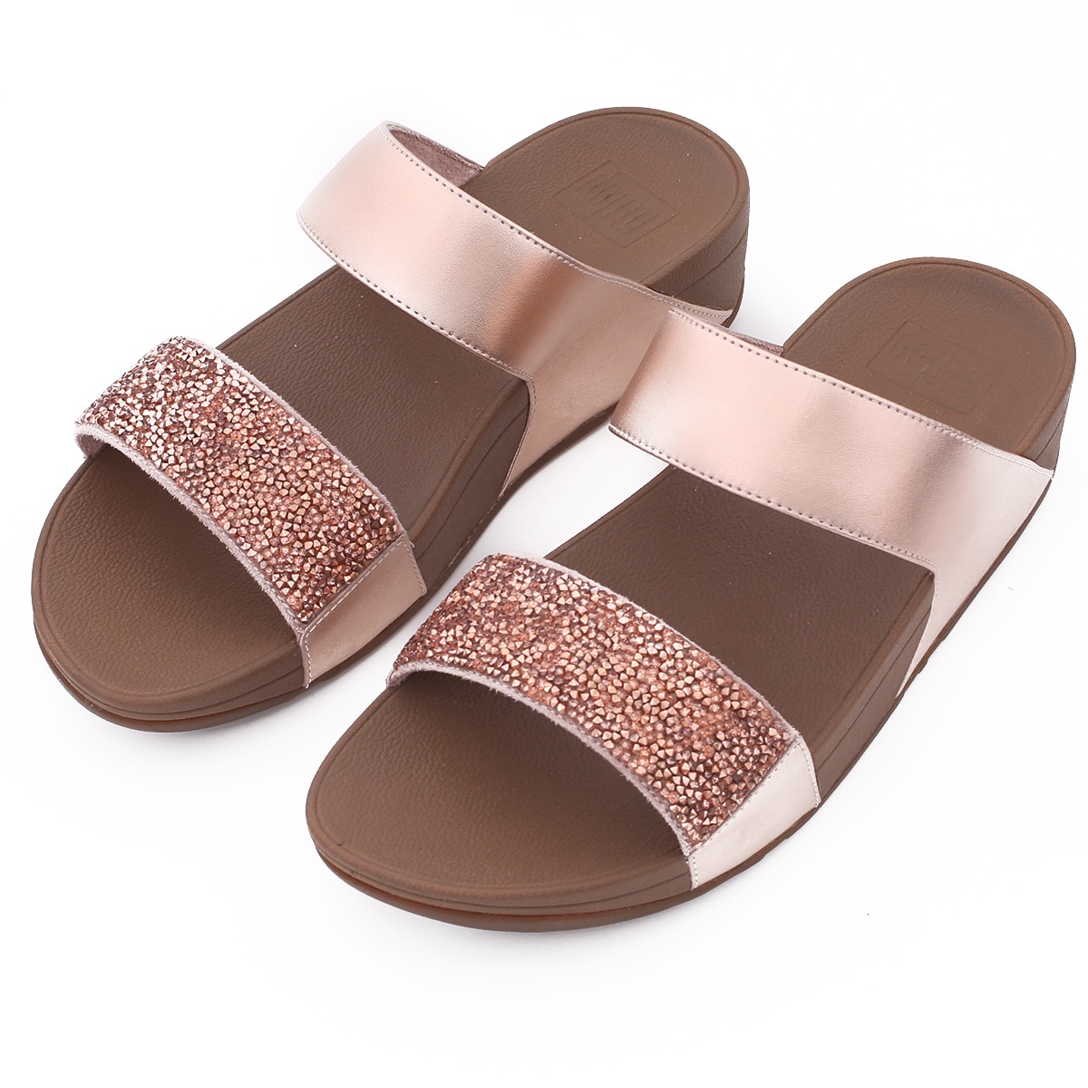 핏플랍 여성 스파클리 슬라이드 - 로즈골드, UK3(225-230mm) | 코스트코 코리아