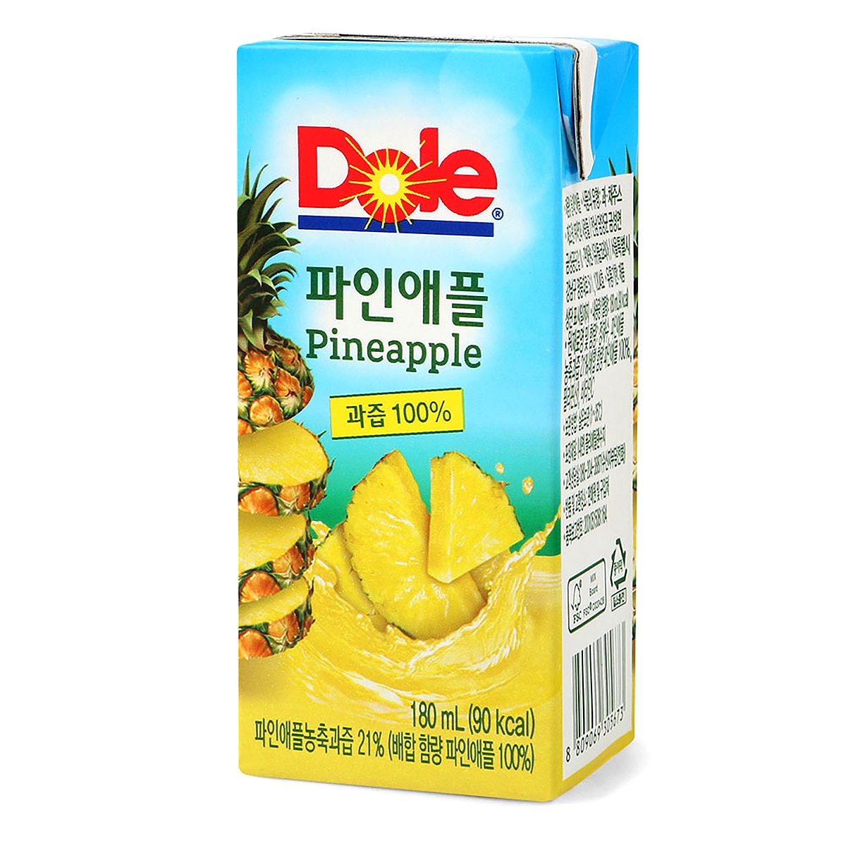 Dole 파인애플 180ml x 24 + 망고 주스 180ml x 24 | 코스트코 코리아