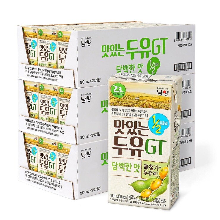 맛있는 두유 GT 1/2칼로리 190ml x 24개 x 3 | 코스트코 코리아