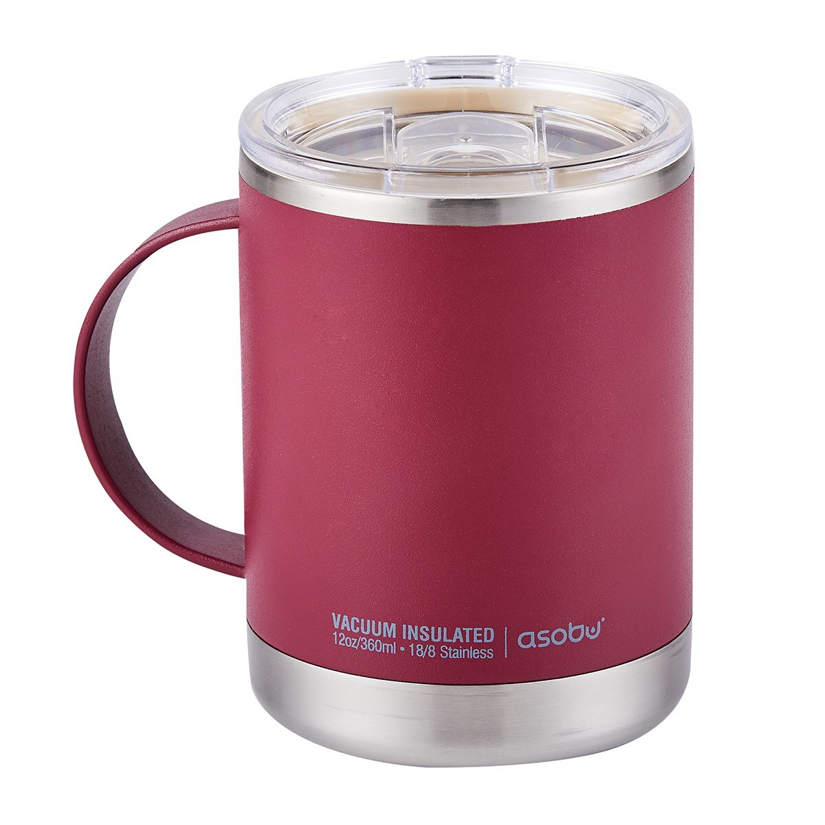 아소부 얼티미트 머그 360ML 2P - 화이트&버건디 | 코스트코 코리아