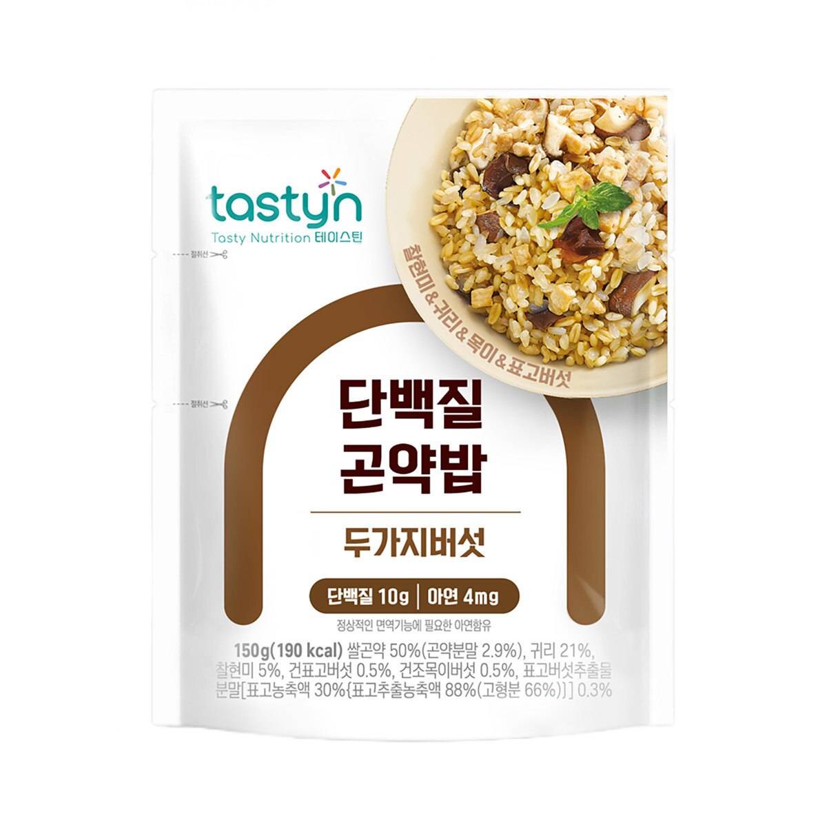 테이스틴 단백질 곤약밥 150g X 8 - 두가지버섯 150g x 8 | 코스트코 코리아