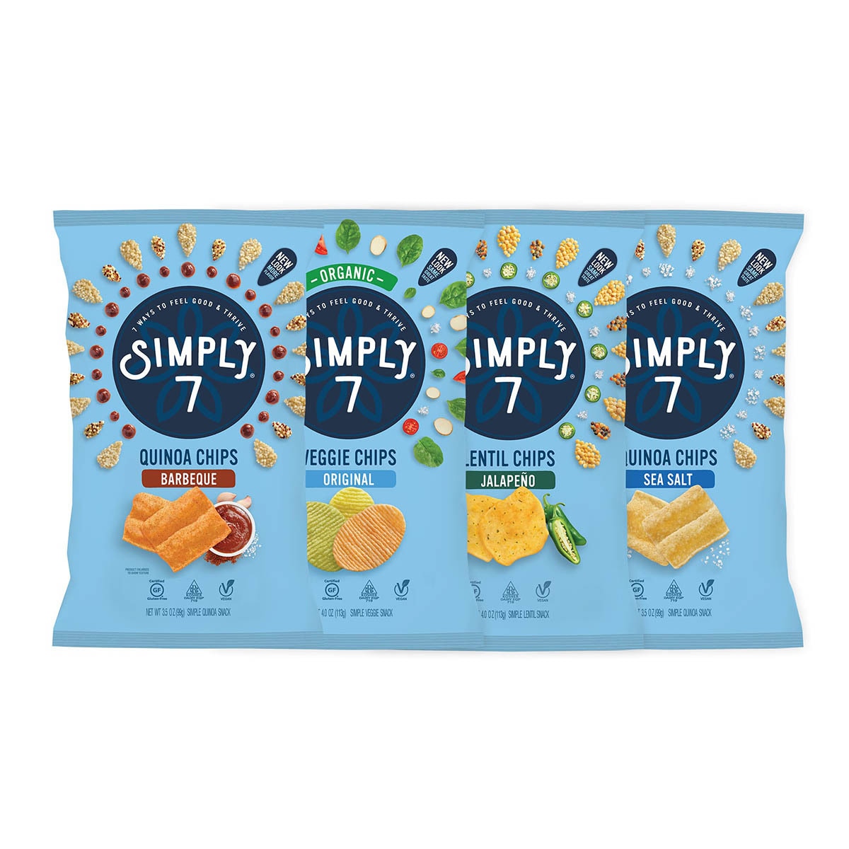 Simply 7 칩스 버라이어티 팩 4종 | 코스트코 코리아